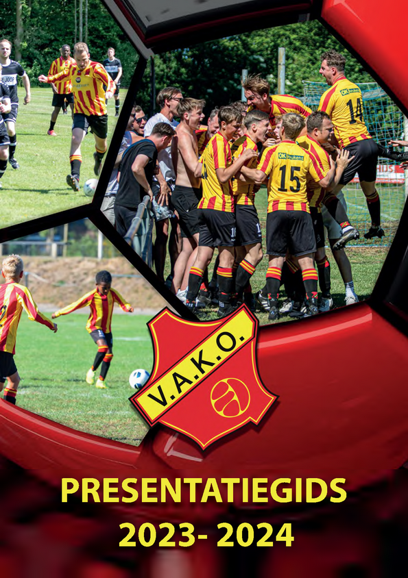 Nieuwe Presentatiegids in de bus - VAKO voetbal te Vries: Welkom