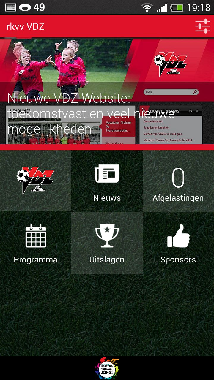 VDZ Website via app beschikbaar - VDZ