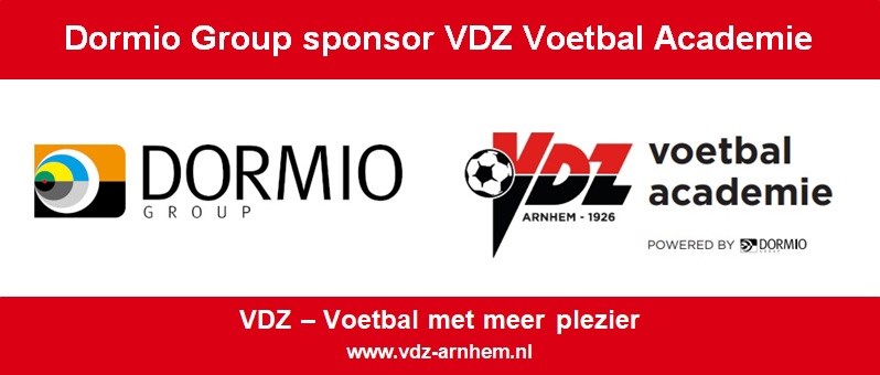 Dormio Group sponsor VDZ Voetbal Academie - VDZ