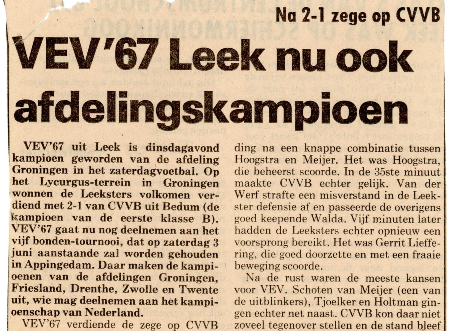 Henk van der Til z'n archief deel 4 - VEV'67