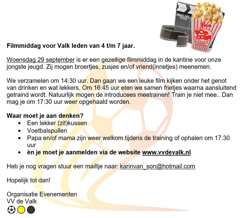 Activementen Agenda - https://www.vvdevalk.nl/