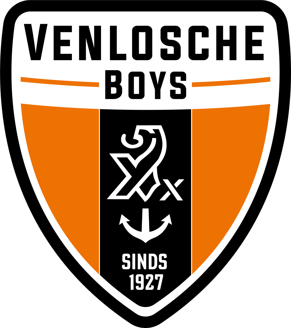 Het Boys-logo in een nieuw jasje - Venlosche Boys