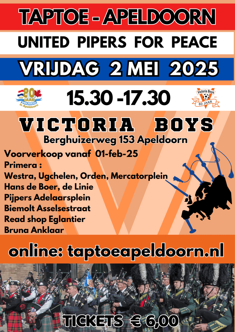 Taptoe Apeldoorn 2 mei 2025 - Victoria Boys