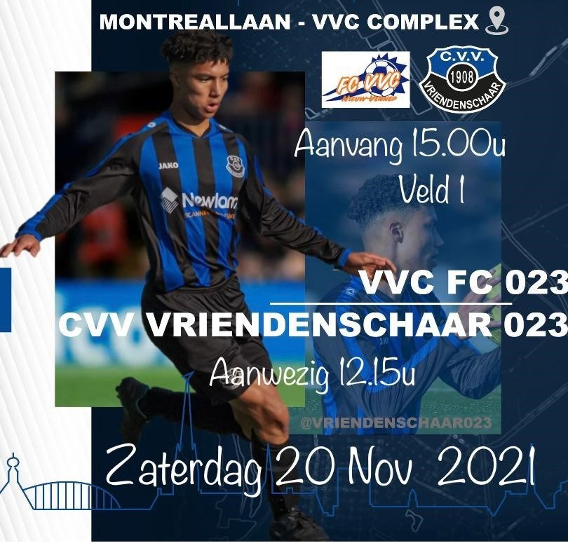 Voorbeschouwing FC VVC O23 – Vriendenschaar O23 - C.V.V. Vriendenschaar