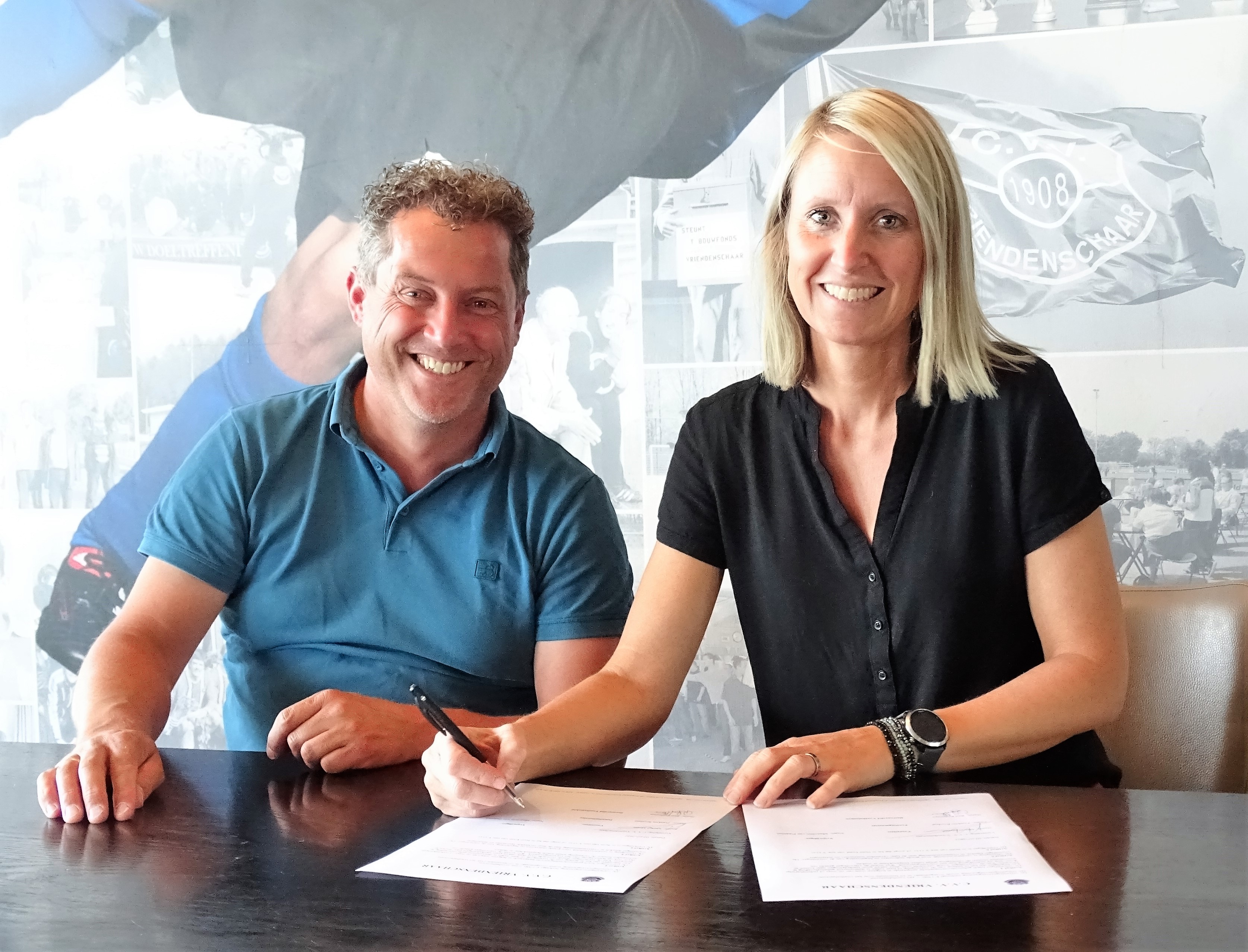 Een heleboel trainers voor het nieuwe seizoen - C.V.V. Vriendenschaar