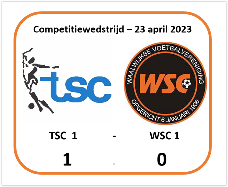 WSC 1 krijgt te weinig tegen nummer 2 TSC - Welkom bij WSC