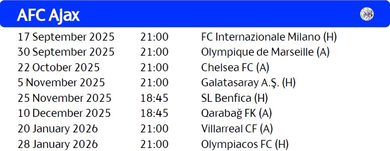Agenda - ASC Waterwijk