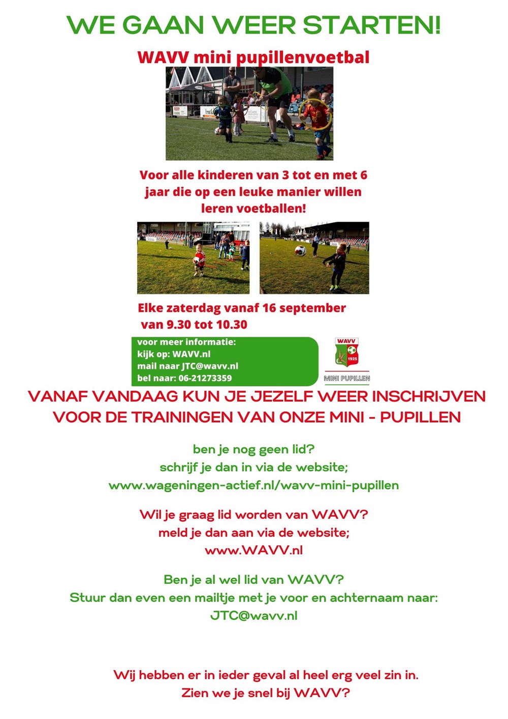 We gaan weer beginnen! - Wavv