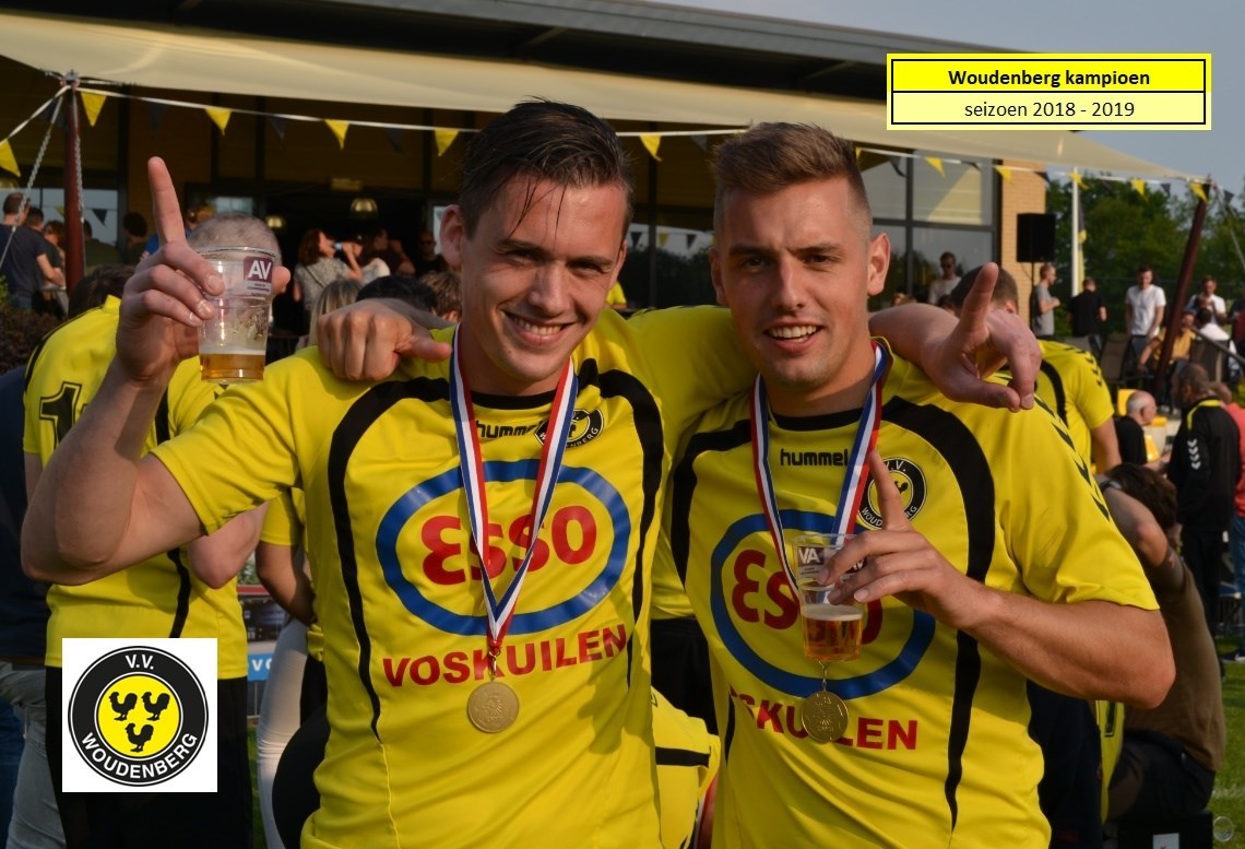 Uniek kampioenschap voor de broers Nick en Tom de Greef - v.v. Woudenberg