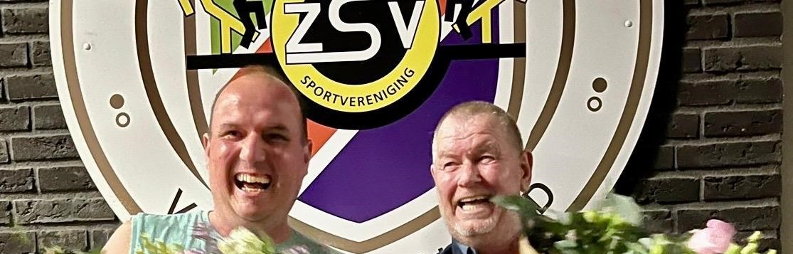 Patrick Bronstein en Peter Bronstein Vrijwilligers van het jaar. - ZSV