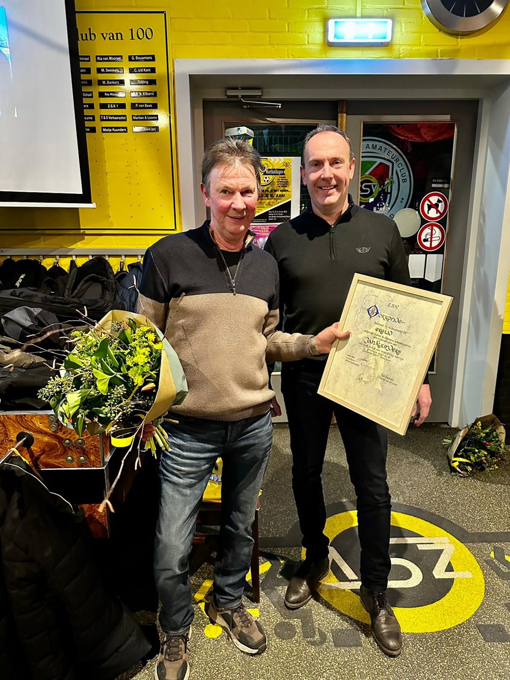 Jan Kuunders en Jules van der Steijn benoemd tot erelid - ZSV