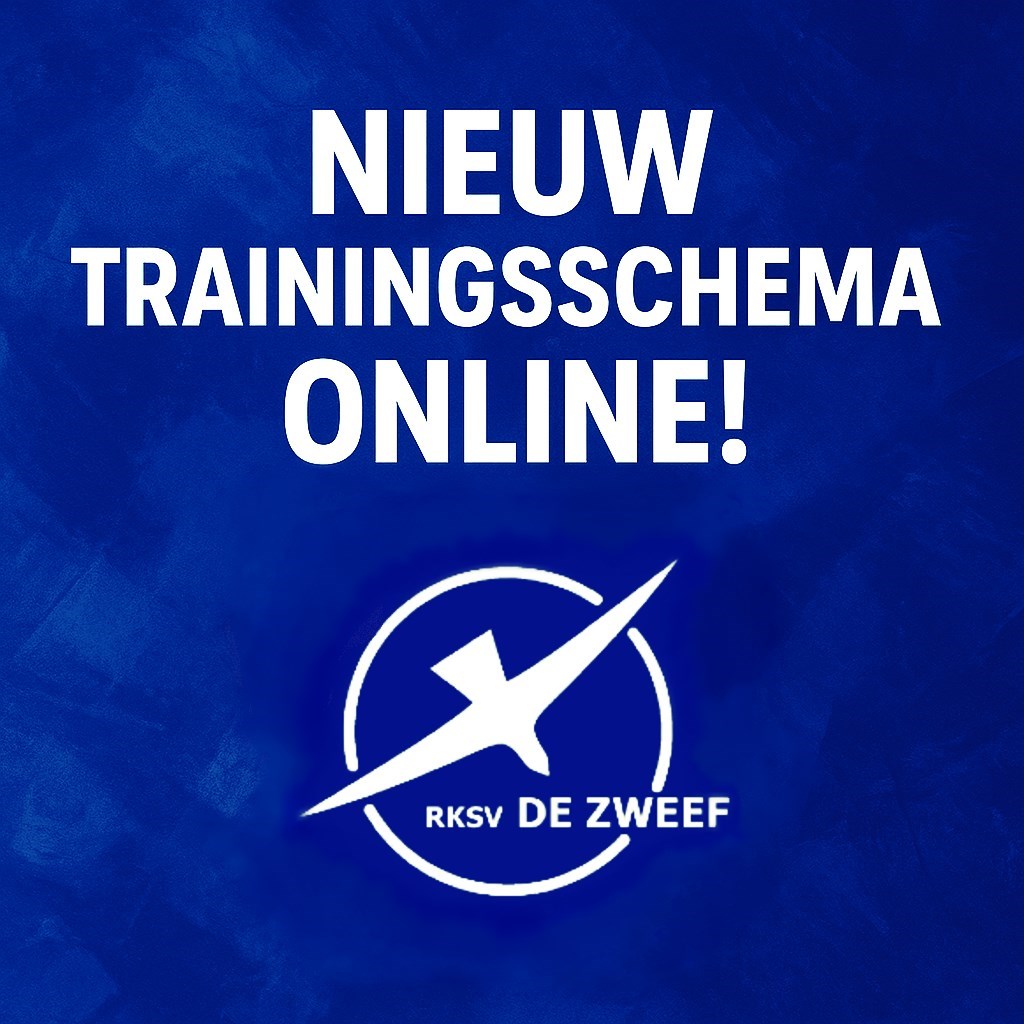 Trainingsschema aangepast! - RKSV De Zweef