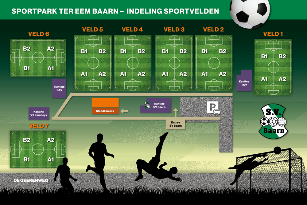 Veldindeling - Dé voetbalclub van Baarn